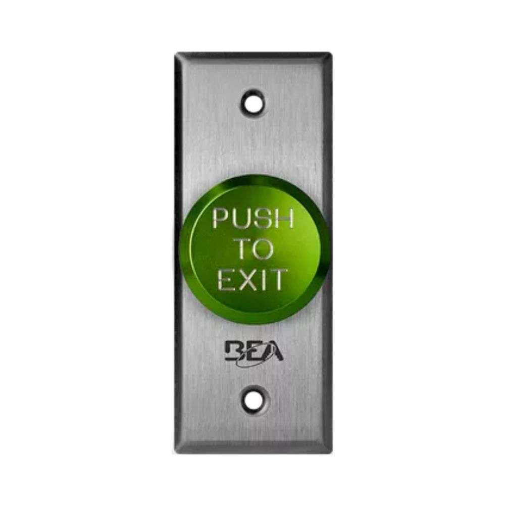 BEA Pneumatic Button 1-5/8" Plate-1-5/8" Green Button-Push t