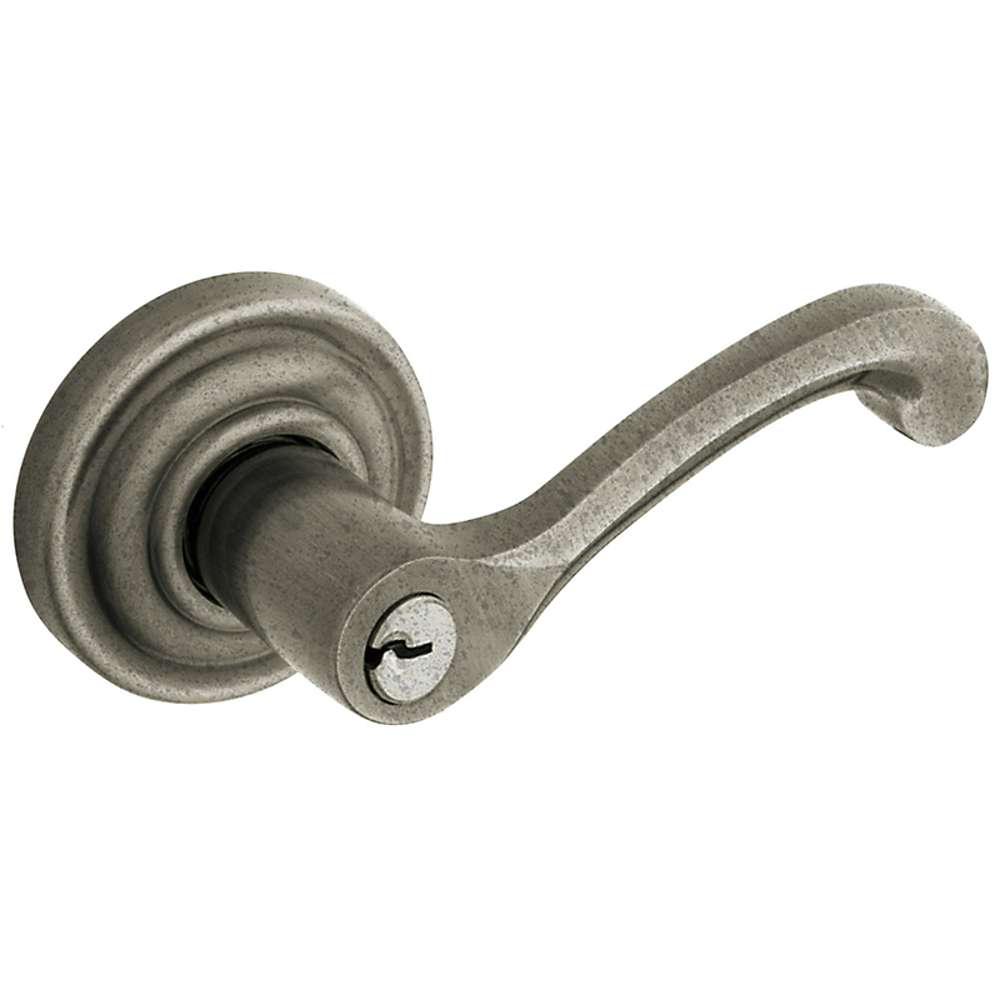 Baldwin Hardware Estate Classic Keyed Entry Lever with Classic Rose