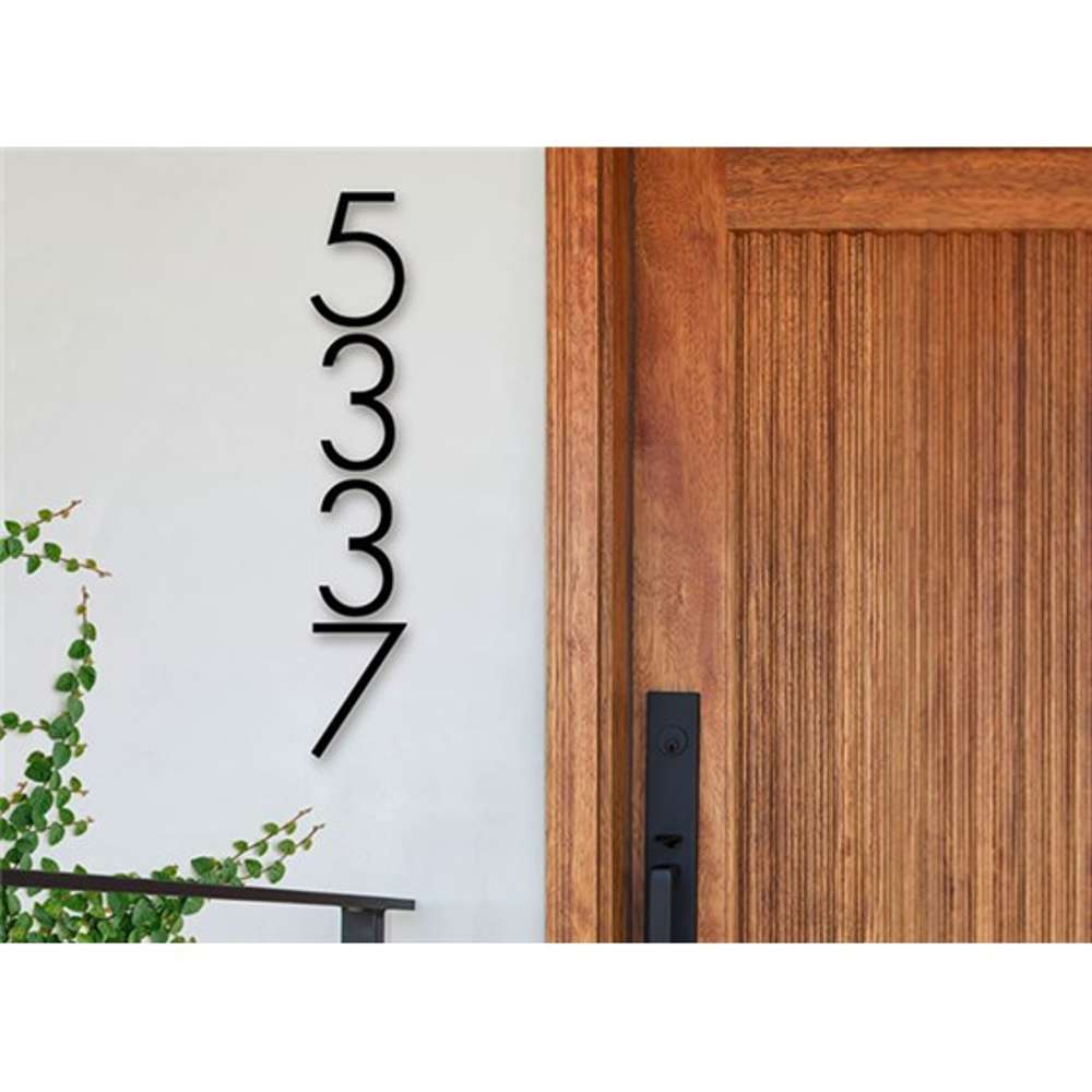 Emtek 2836-US19 7 Modern House Numbers