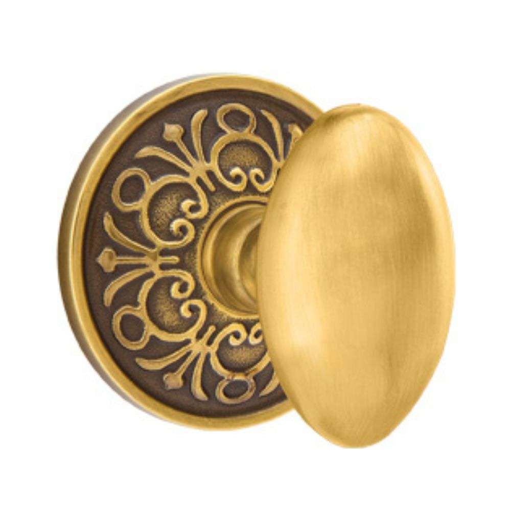 Emtek C8056E-US7 Classic Design Series Egg Grade 2 Knobset