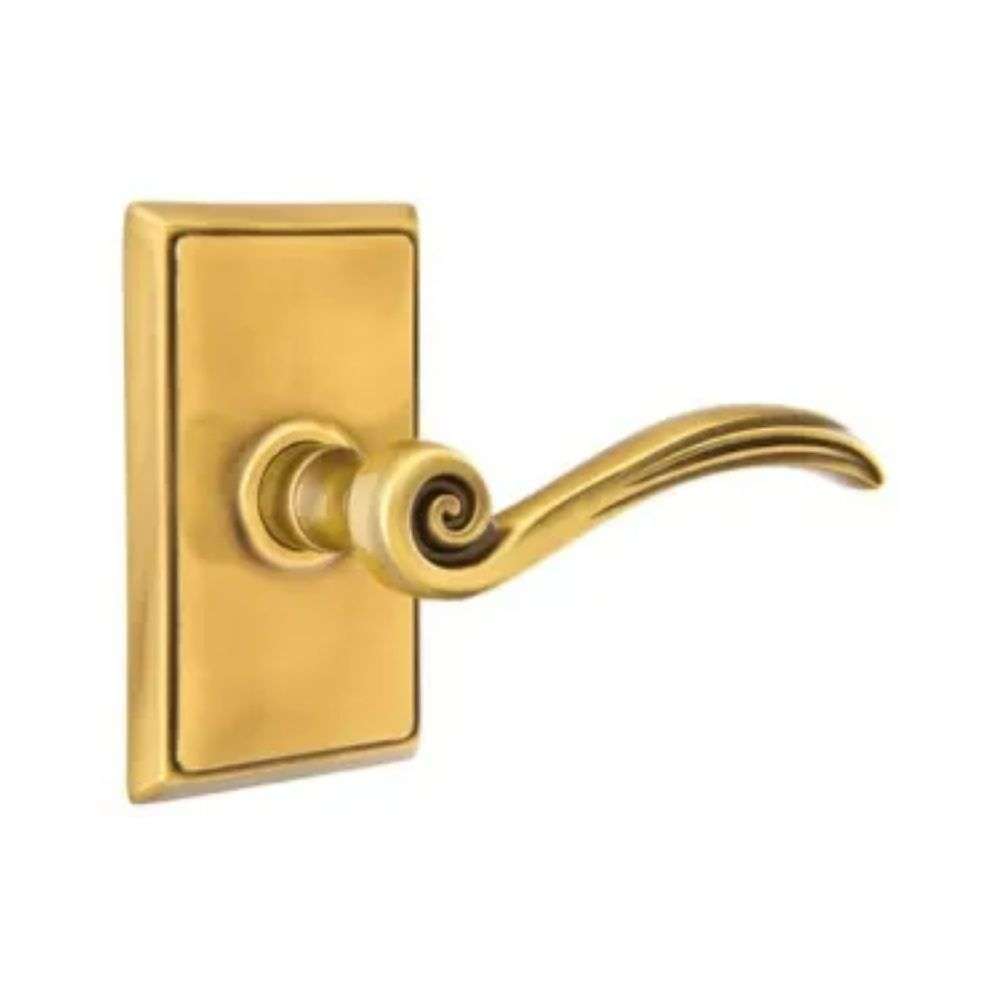 Emtek C8521EN-US7 Design Series Elan Grade 2 Lever Set