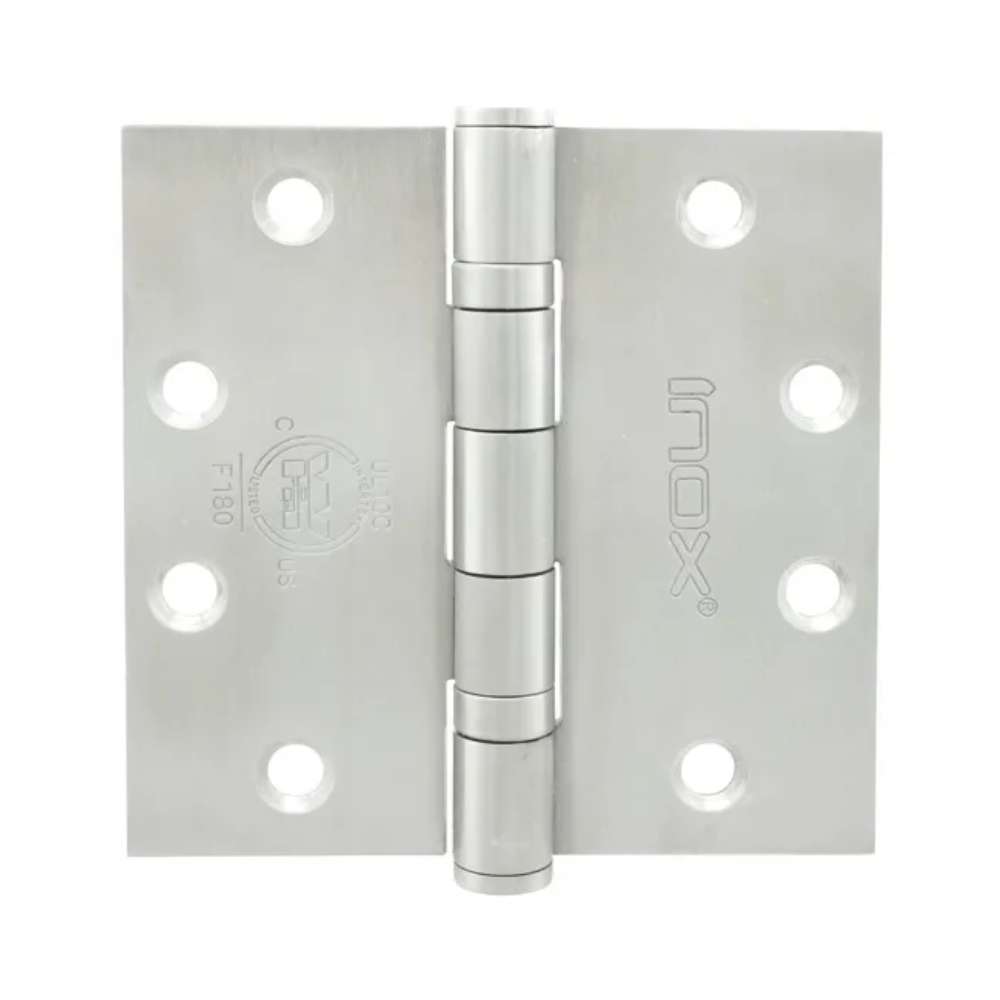 Inox HG5-1124432D Stl Hinge Full Mort Stdd 2 Bll 4-1/2x4
