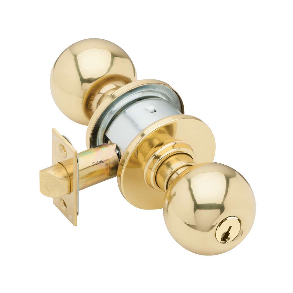 Schlage Entry Lockset, C Keyway, 2-3/8" Backset