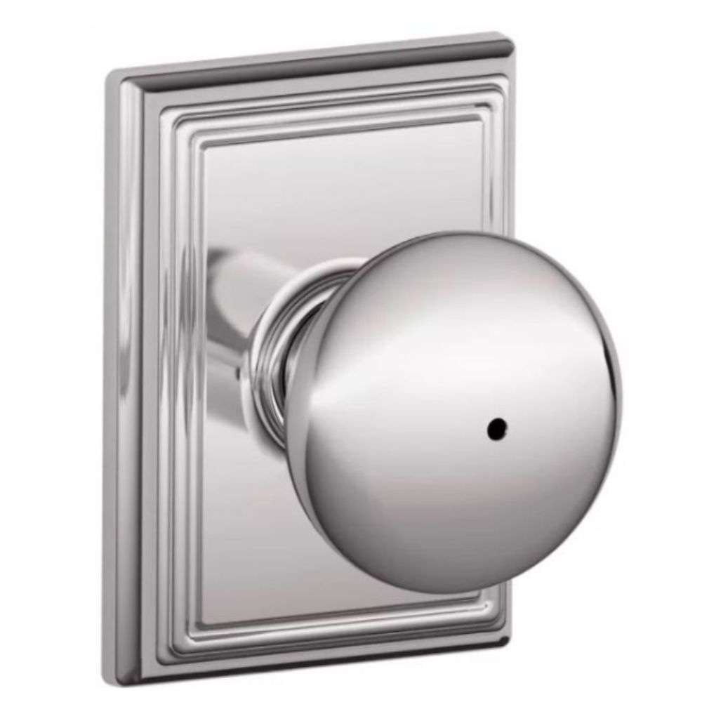 Schlage SCF40-PLY-625-ADD Privacy Plymouth Knob Addison Rosette