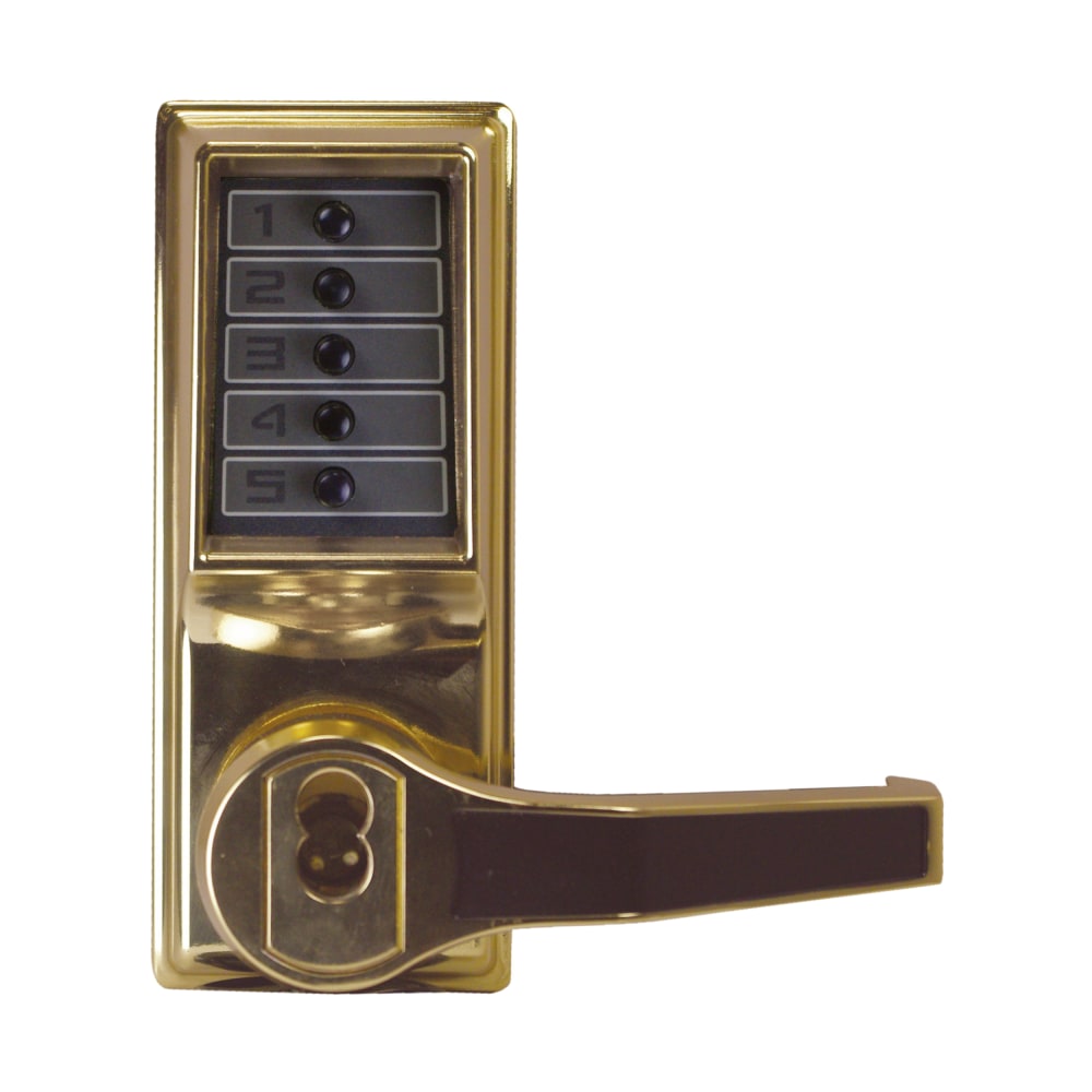 Simplex L1000 Series Mechanical Combination Pushbutton Lock with Lever