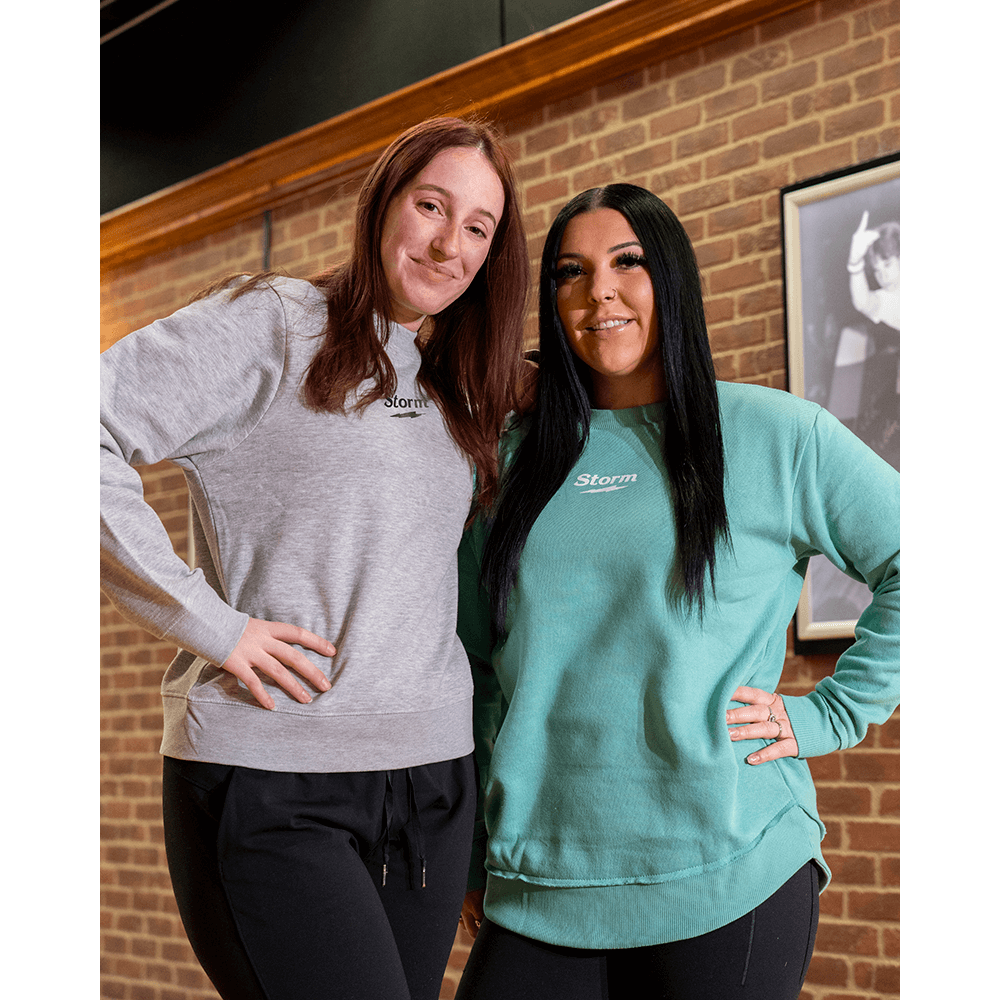 Storm Essentials Women’s Fleece Crew (Cloudline Gray)